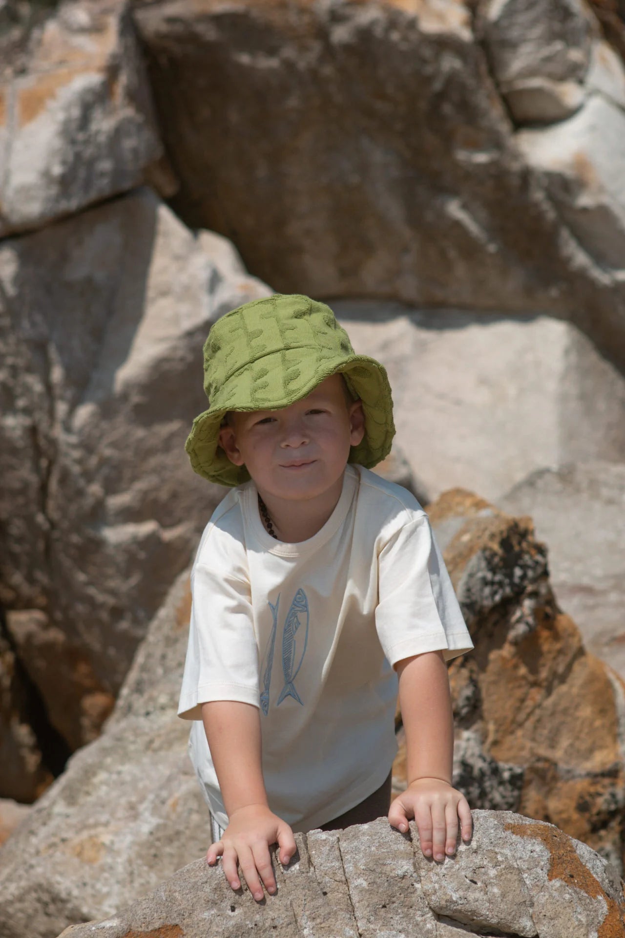 Grown Terry Flow Bucket Hat - Leaf (kids)