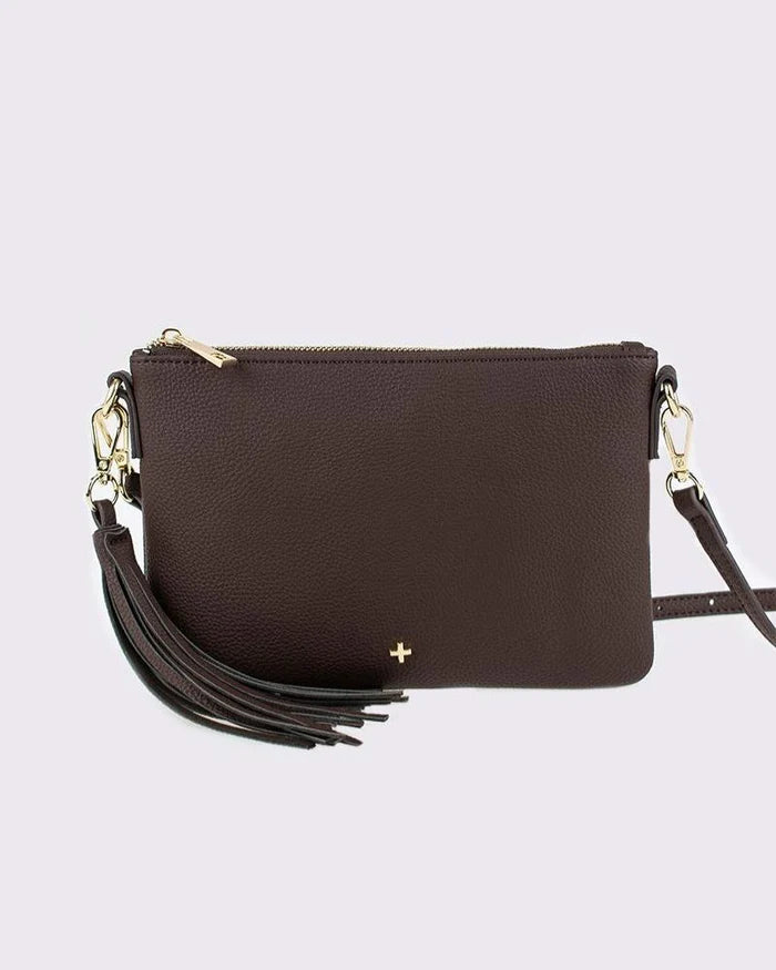Peta + Jain XBody Bag with Tassel - Choc Pebble – Lu&Co. Boutique