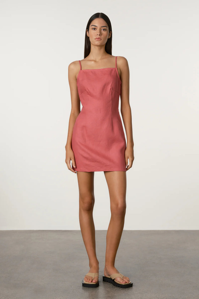 Zulu & Zephyr Berry Linen Mini Dress – Lu&Co. Boutique
